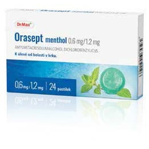 ARCHIV | Orasept menthol 0,6 mg/1,2 mg 24 pastilek v akci platné do: 28 ...