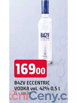 B42V ECCENTRIC VODKA vol. 42% 0,5 l v akci | AkcniCeny.cz