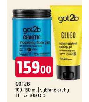 GOT2B 100-150 ml vybrané druhy v akci | AkcniCeny.cz