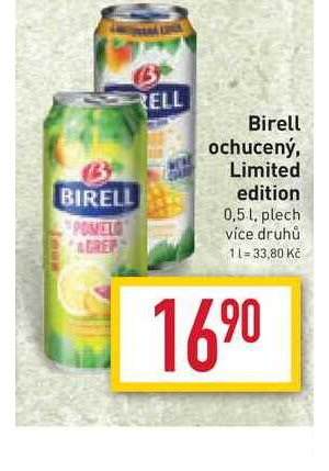 ARCHIV | Birell ochucený, Limited edition 0,5 l, plech v akci platné do ...