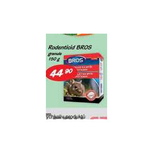 Rodenticid Bros granule 150 g v akci | AkcniCeny.cz