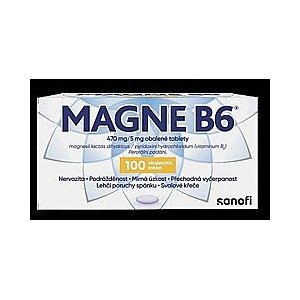 Magne B6® 470 mg/5 mg 100 obalených tablet v akci za 249 Kč | AkcniCeny.cz