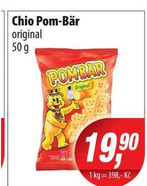 Chio Pom-Bär original 50g v akci | AkcniCeny.cz