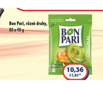 ARCHIV | Bon Pari, různé druhy, 80, 90 g v akci platné do: 26.11.2021 ...
