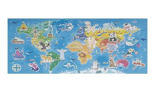 Magnetická mapa světa, 1 KS v akci | AkcniCeny.cz