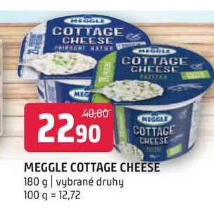 Meggle Cottage cheese 180g, vybrané druhy v akci | AkcniCeny.cz