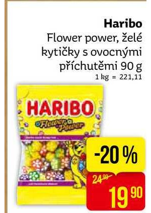 ARCHIV | Haribo Flower power, želé kytičky s ovocnými příchutěmi 90 g v ...