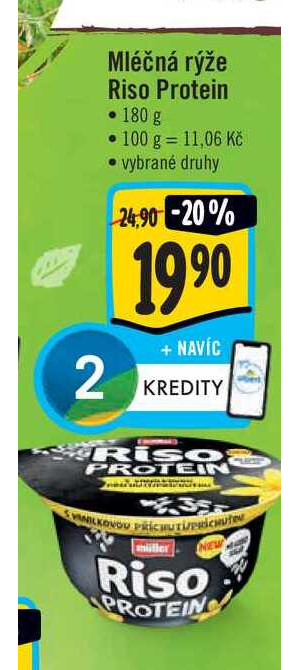 ARCHIV | Mléčná rýže Riso Protein 180 g v akci platné do: 31.8.2021 ...