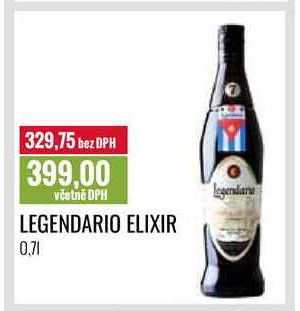 ARCHIV | LEGENDARIO ELIXIR 0,7l v akci platné do: 30.9.2021 | AkcniCeny.cz