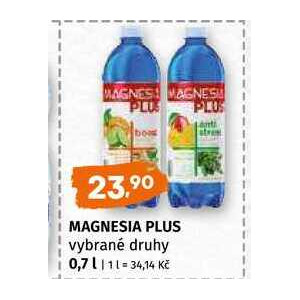 Magnesia plus vybrané druhy 0,7l v akci | AkcniCeny.cz