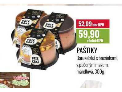 ARCHIV | Paté Du Chef Paté Cake PAŠTIKA 300g v akci platné do: 30.4. ...
