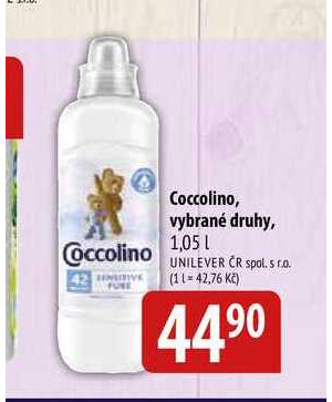 ARCHIV | Coccolino vybrané druhy, 1,05l v akci platné do: 9.8.2021 ...