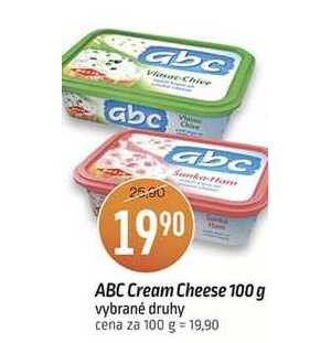 ARCHIV | Abc Cream Cheese 100g vybrané druhy v akci platné do: 24.8. ...