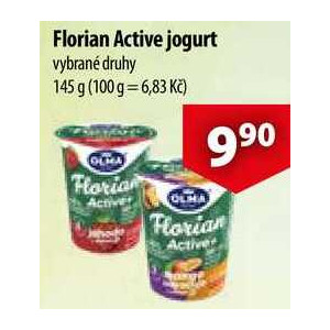 ARCHIV | Florian Active+ jogurt ochucený vybrané druhy, 145 g v akci ...