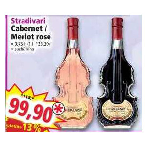 ARCHIV | Stradivari Merlot rosé 0,75l v akci platné do: 27.3.2022 ...