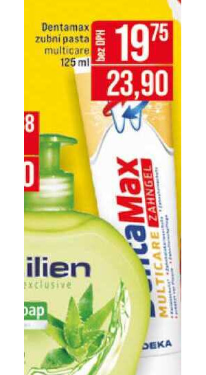 Dentamax zubni pasta multicare 125 ml v akci | AkcniCeny.cz