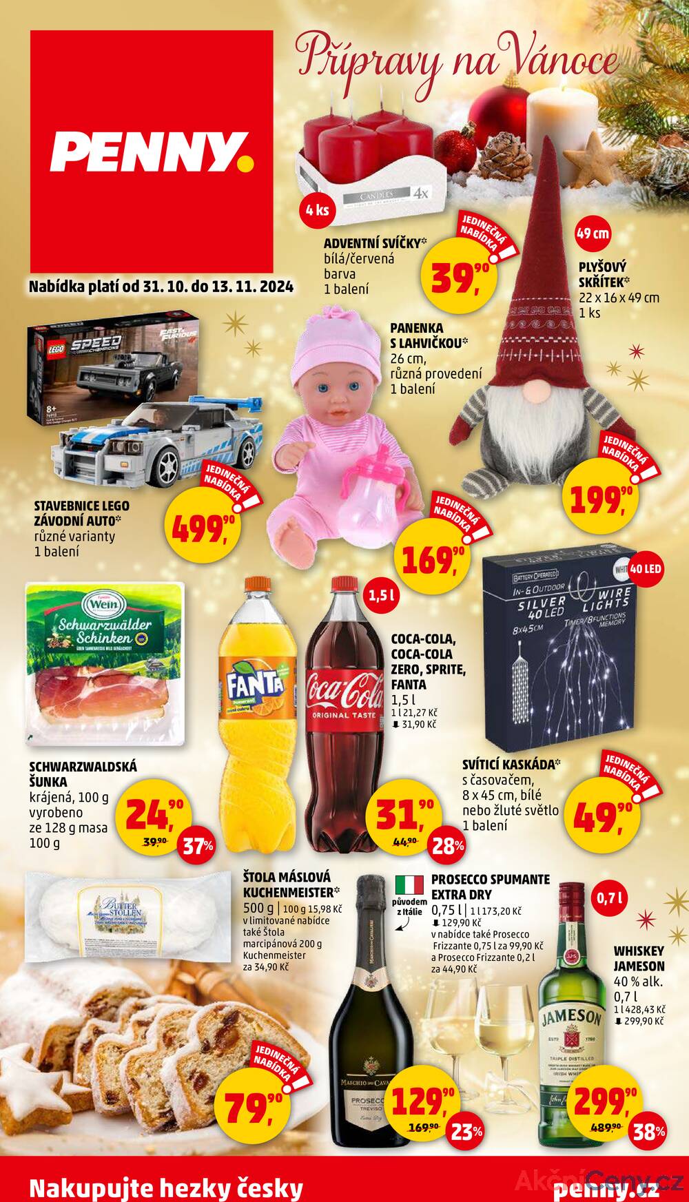 Leták Penny Market katalog Vánoce od 31.10. do 13.11.2024 - 1.strana ...
