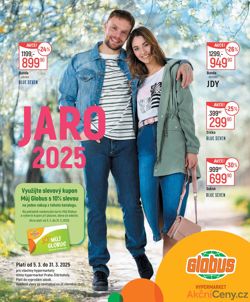 Leták Akční leták Globus 5.3. - 31.3.2025 - Globus Chomutov | AkcniCeny.cz