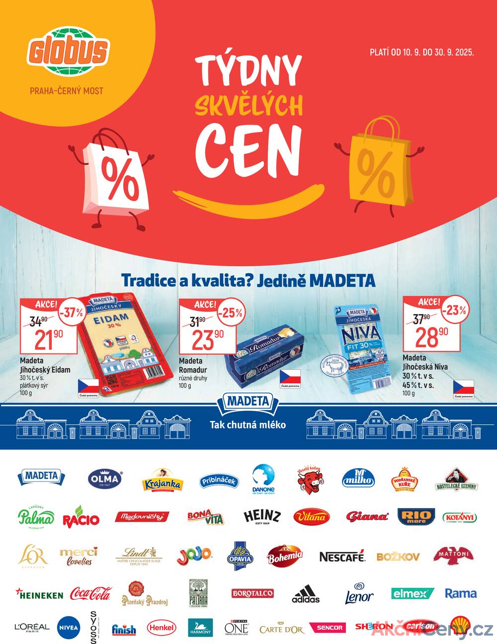 Leták Akční leták Globus 10.9. - 30.9.2025 - Globus Praha - Centrum ...
