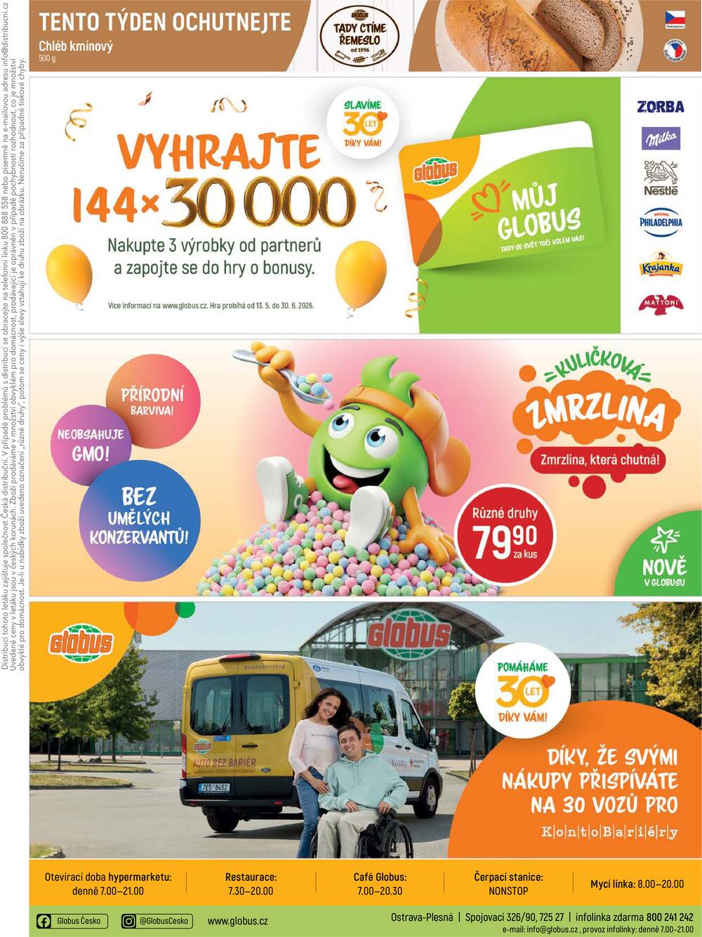 Leták Akční leták Globus 3.6. - 9.6.2026 - Globus Ostrava - 21.strana ...