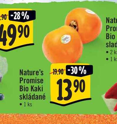 Nature's Promise Bio Kaki skládané 1 ks v akci | AkcniCeny.cz