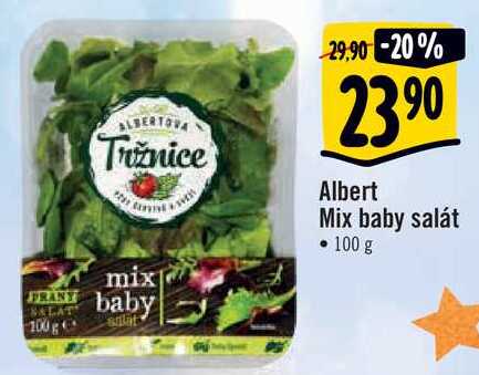 ARCHIV | Albert Mix baby salát, 100 g v akci platné do: 23.11.2021 ...