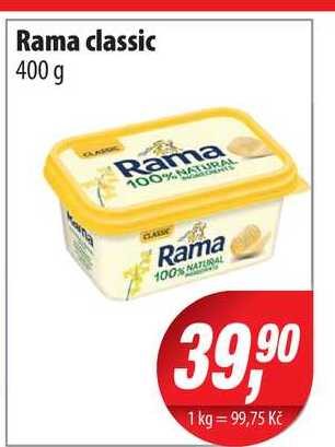 ARCHIV | Rama classic 400g v akci platné do: 27.11.2021 | AkcniCeny.cz