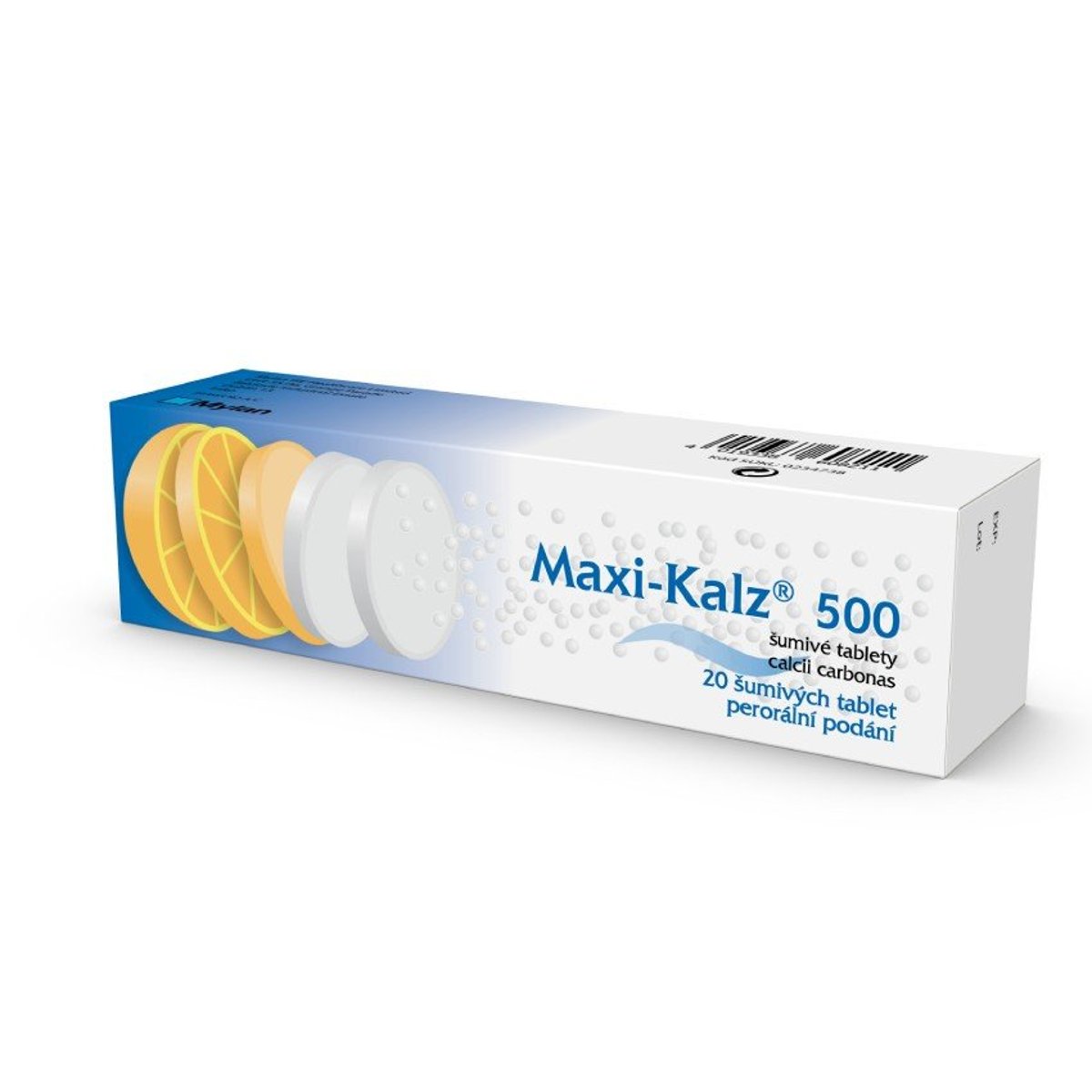 MAXI-KALZ 500MG šumivá tableta 20 v akci | AkcniCeny.cz