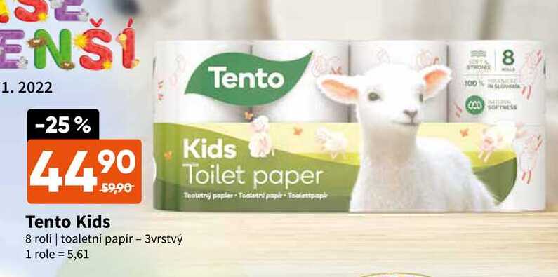 Tento Toaletní papír v akci | AkcniCeny.cz