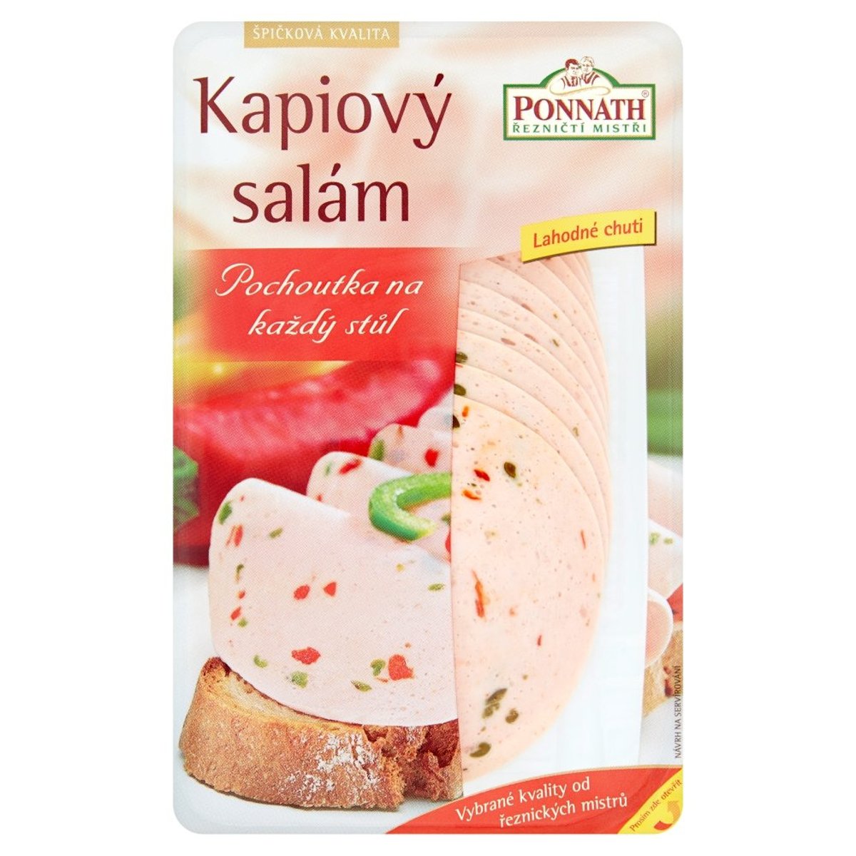 Ponnath Kapiový salám krájený v akci | AkcniCeny.cz