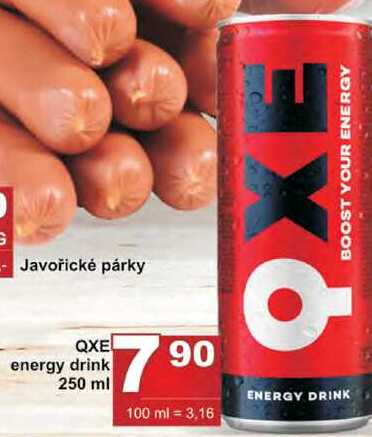 ARCHIV | QXE energy drink 250 ml v akci platné do: 30.1.2022 | AkcniCeny.cz
