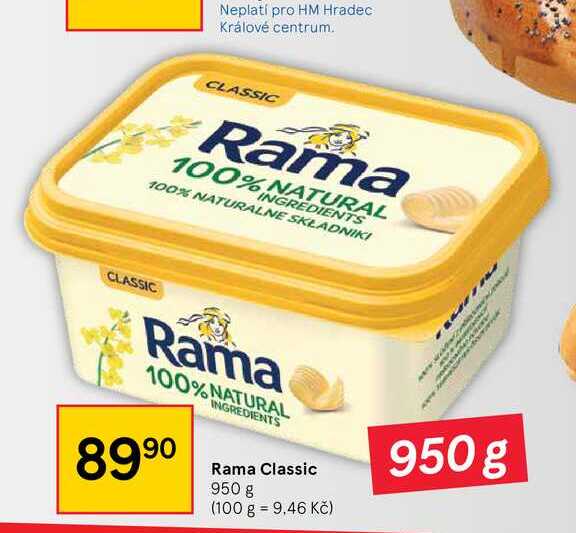 ARCHIV | Rama Classic, 950 g v akci platné do: 22.2.2022 | AkcniCeny.cz