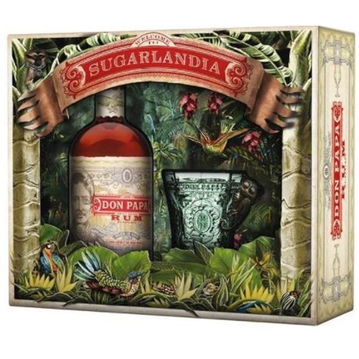 Don Papa Rum 40 % dárkové balení se skleničkou v akci | AkcniCeny.cz