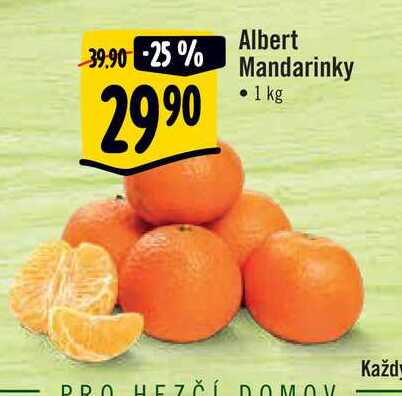 ARCHIV | Albert Mandarinky 1 kg v akci platné do: 8.3.2022 | AkcniCeny.cz