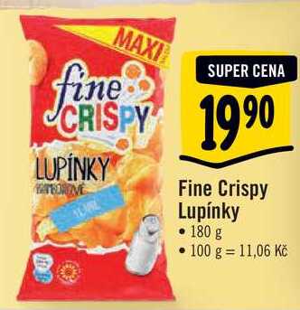 ARCHIV | Fine Crispy Lupínky, 180 g v akci platné do: 8.3.2022 ...