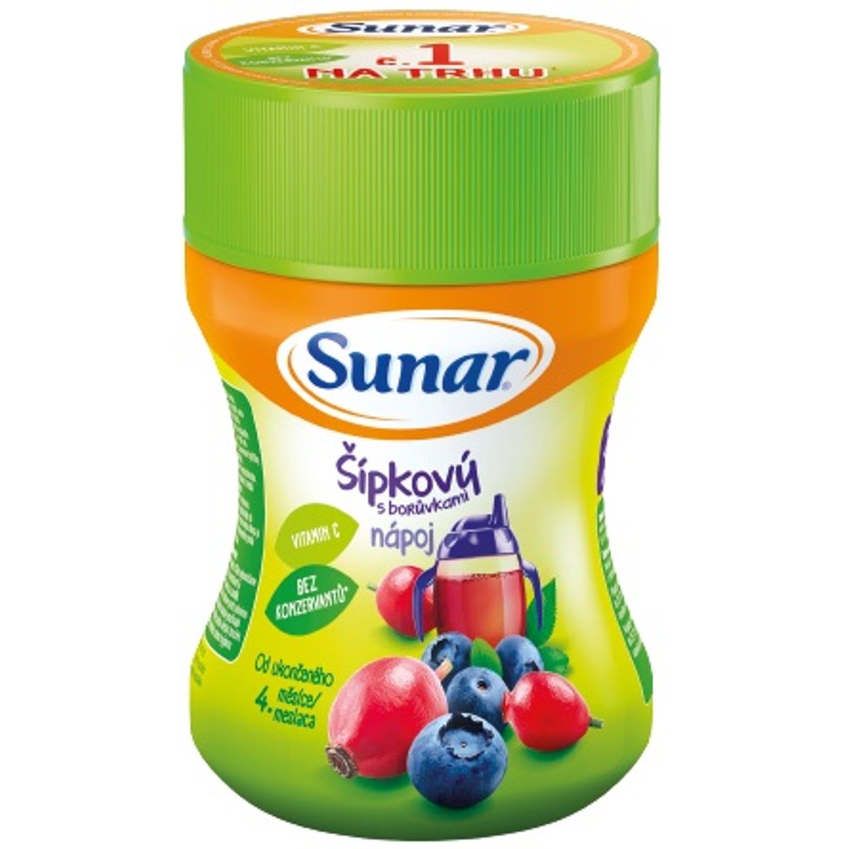 Sunar Rozpustný nápoj šípkový s borůvkami v akci | AkcniCeny.cz