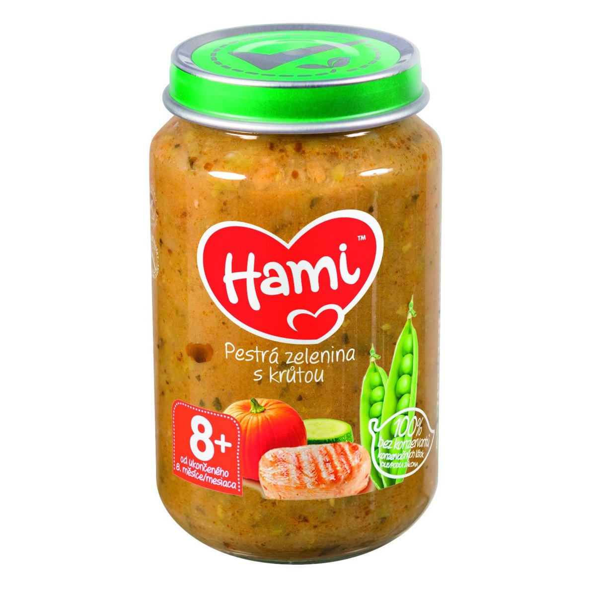 Hami Příkrm pestrá zelenina s krůtou v akci | AkcniCeny.cz