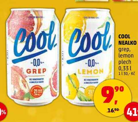COOL NEALKO, 0,33 l v akci | AkcniCeny.cz