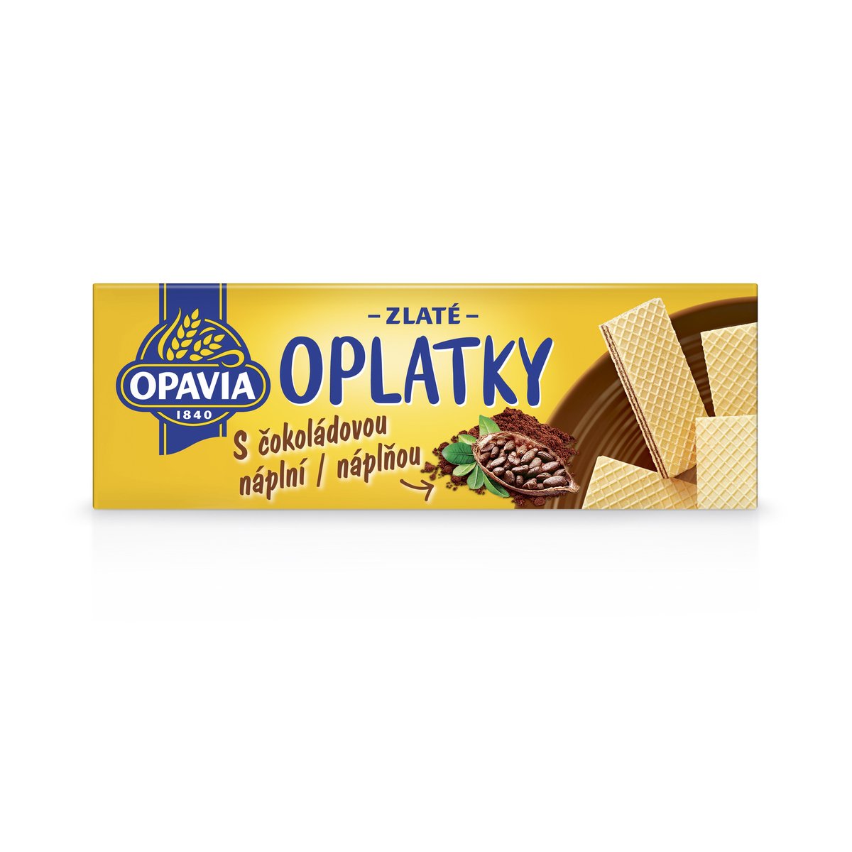 Opavia Zlaté Florenta oplatky mandlovo-nugátová náplň v akci | AkcniCeny.cz