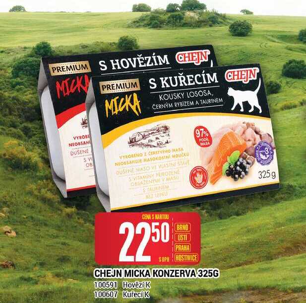 ARCHIV | CHEJN MICKA KONZERVA 325G v akci platné do: 29.3.2022 ...