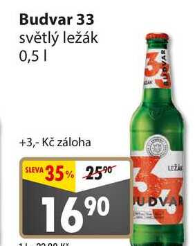ARCHIV | Budweiser Budvar ležák 0,5l v akci platné do: 22.3.2021 ...