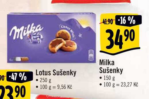 Milka Sušenky 150 g v akci | AkcniCeny.cz