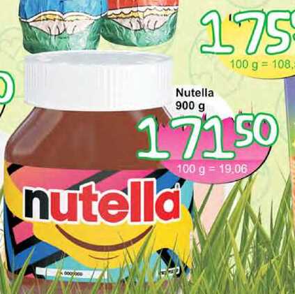 ARCHIV | Nutella 900 g v akci platné do: 10.4.2022 | AkcniCeny.cz