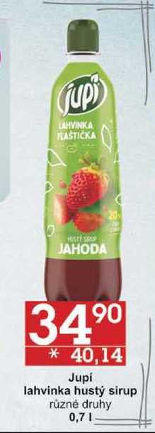 ARCHIV | JUPI SIRUP ICE TEA, 0,7 l v akci platné do: 31.12.2021 ...