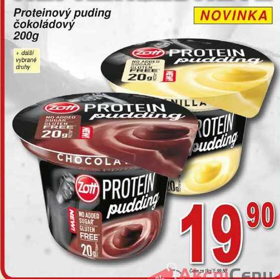 ARCHIV | Zott Proteinový puding čokoládový 200g v akci platné do: 11.4. ...