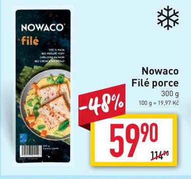 Nowaco Filé porce 300 g v akci | AkcniCeny.cz