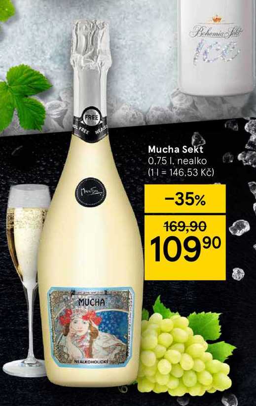 ARCHIV | Puhemierfekt FREE OL FREE NEA Mucha Sekt 0,75 l, nealko (11 ...
