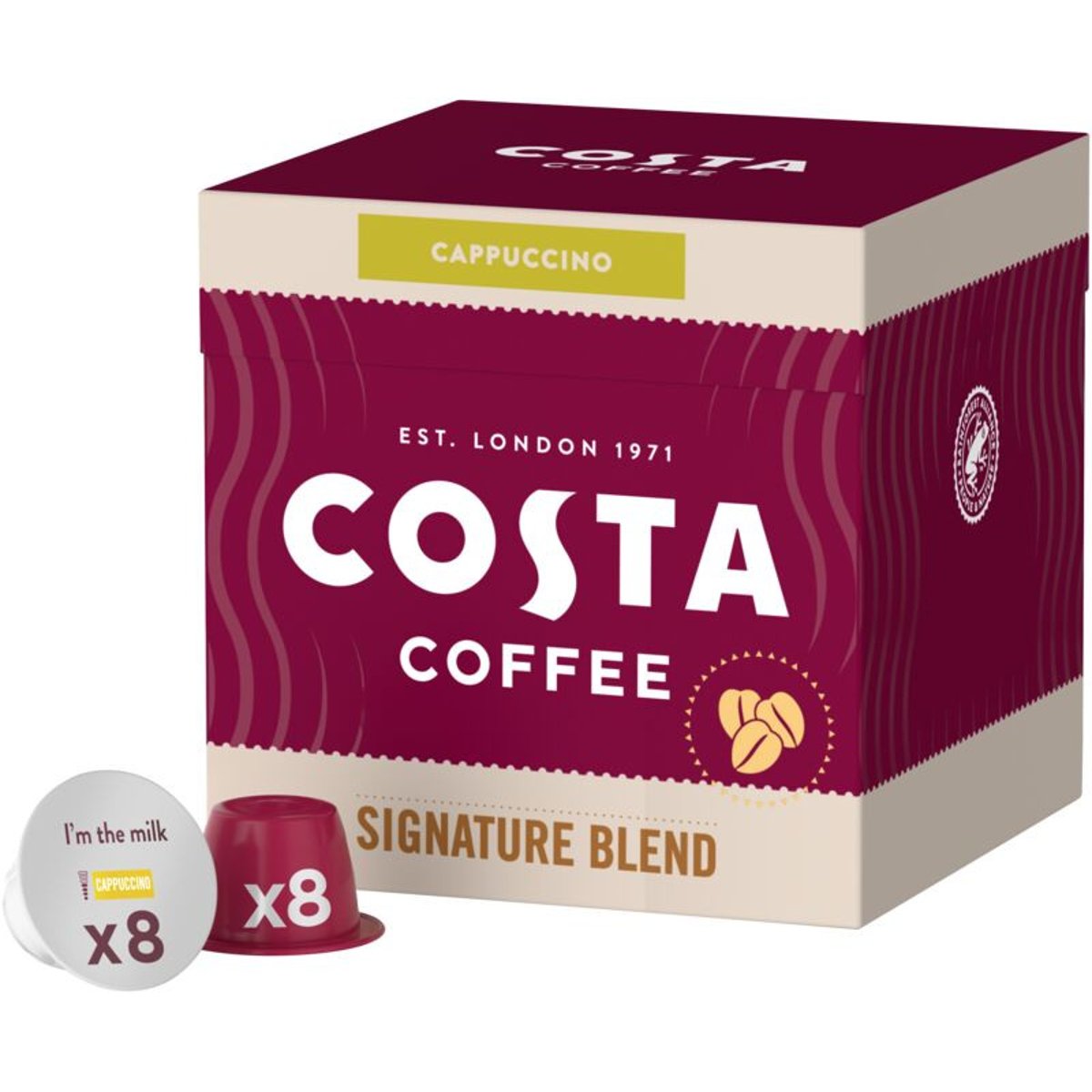 Costa Coffee Signature Blend Cappuccino kávové kapsle v akci | AkcniCeny.cz