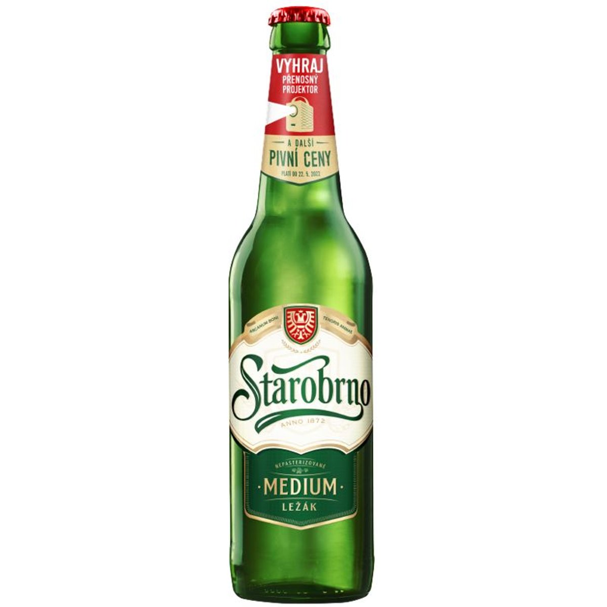 ARCHIV | STAROBRNO MEDIUM světlý ležák, 8x 0,5 l v akci platné do: 6.2. ...
