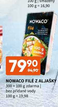 Nowaco Pangas filety bez kůže 300 g v akci | AkcniCeny.cz